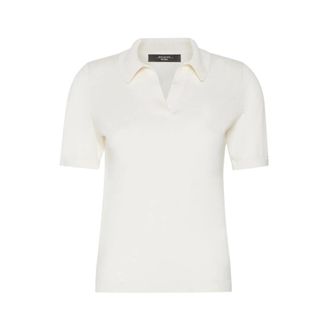 Max Mara Polo Wkdroncolo - Femme - Tops - Beige - Taille: 42 FR