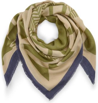 Codello PRINTED SQUARE POLYACRYL HORSE beig - 135X135CM