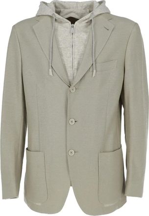 Eleventy veste à capuche - Gris