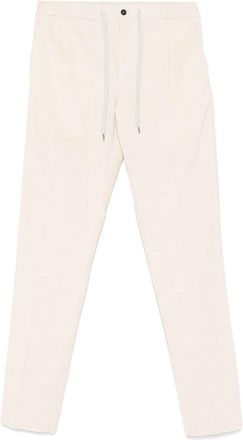 Pantaloni Torino Hose aus Cord - Weiß