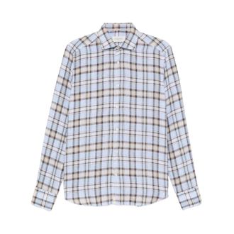 Tintoria Mattei Homme, Chemises, Bleu, Taille: 2XL Chemise de couleur unie
