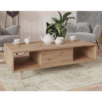 Best Mobilier Bestmobilier - Diego - table basse - effet bois - 120 cm