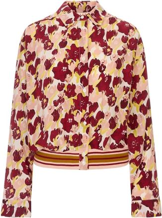 Marni Femme, Blouses et Chemises, Multicolore, Taille: 38 FR Chemise en soie &agrave; rayures florales