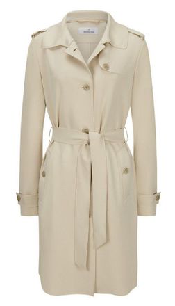 Milestone Trenchcoat MSGoldie ungef&uuml;tterter Kurzmantel mit Schulterklappen