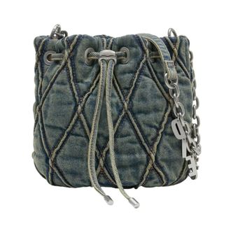 Diesel Charm-D Bucket S - - Bags - Damen - Blau - ONE SIZE