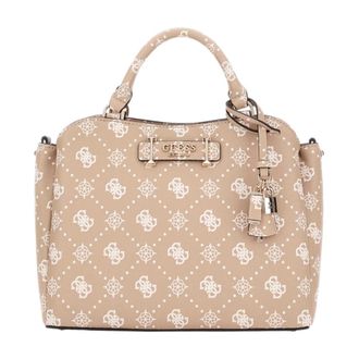 Guess Elegante Freundin Satchel Handtasche - - Bags - Damen - Beige - ONE SIZE
