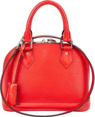 Louis Vuitton Crossbody Bags - Louis Vuitton Rouge Epi Leather Alma BB Handbag - Gr. unisize - in Rot - für Damen