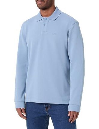 BOSS Petempestolong Polo, Bleu Clair/Pastel 451, M Hommes