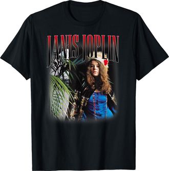 F4NT4STIC Janis Joplin Baron Homage 60s Rock T-Shirt