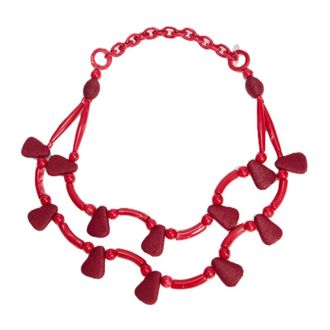 Max Mara Wkafalange Halskette - - Accessories - Damen - Rot - ONE SIZE
