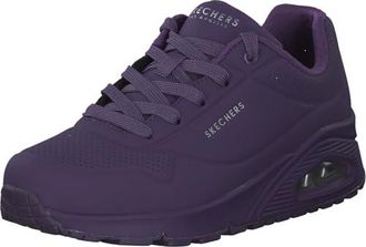 Skechers Uno Stand On Air Basket Femme, Purple Durabuck Mesh, 37.5 EU