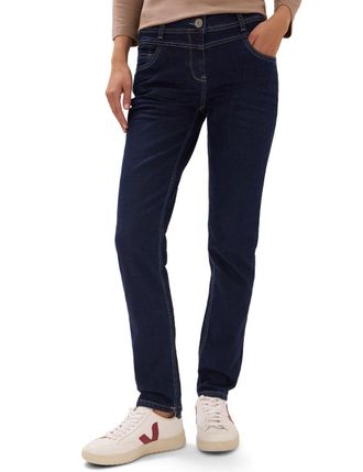 Cecil Damen 3716470 Casual Fit Jeans, Rinsed wash, 32W x 32L