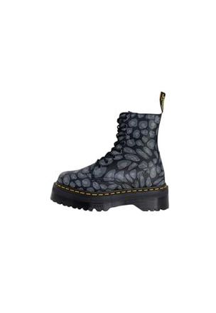 Dr. Martens Mixte Jadon Amphibians, Distorted Leopard S Black/Grey Backhand, 39 EU