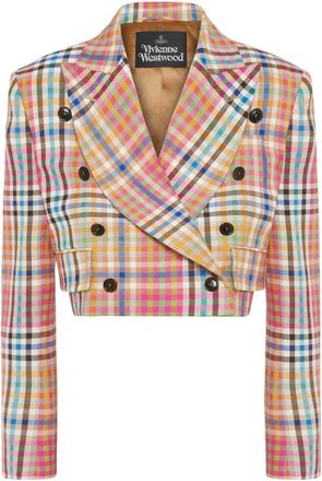 Vivienne Westwood Femme, Vestes, Multicolore, Taille: 38 FR LS Cut Off Jacket