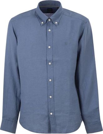 HUGO BOSS Homme, Chemises, Bleu, Taille: 2XL Chemise Casual