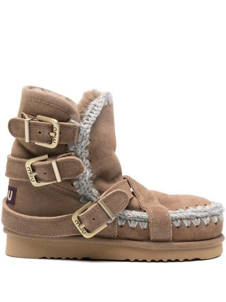 Mou Eskimo 18 Stiefeletten mit Schnallenriemen - Braun