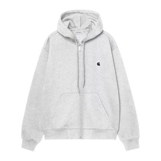 Carhartt Work in Progress Hooded Mack Sweat Jacket - - Sweatshirts & Hoodies - Herren - Grau - XL