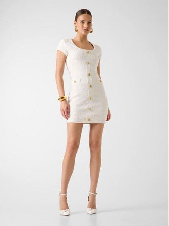 Guess Kleid f&uuml;r den Alltag 180733 Beige Classic Fit