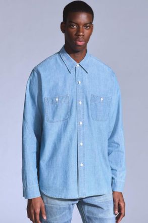Levi's Chemise De Travail - Homme - Bleu / Blue Light Chambray - XL