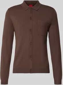 HUGO BOSS Strickjacke mit Brusttasche Modell San Jordan-CV