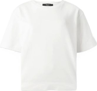 Max Mara Femme, Tops, Blanc, Taille: 38 FR Crewneck Sweater