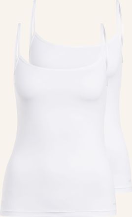 Skiny Skiny 2er-Pack Tops Advantage Micro weiss