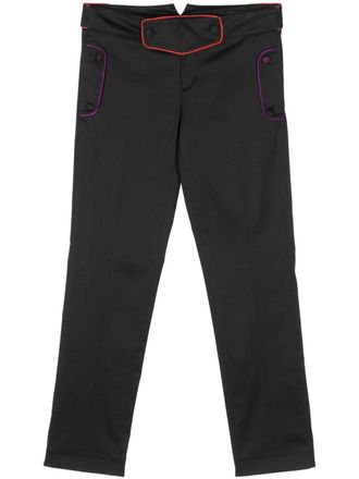 Gucci pantalon slim (années 2000) - Noir