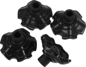 SOLUSTRE 4 St&uuml;ck rutschfeste Stuhlbein Bodenschoner aus Flexiblem Material f&uuml;r Camping und Haushaltsst&uuml;hle Verschlei&szlig;fest Sto&szlig;d&auml;mpfend Wiederverwendbar Bodensc