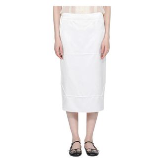 N&deg;21 Gonna Tessuto - - Skirts - Damen - Wei&szlig; - M