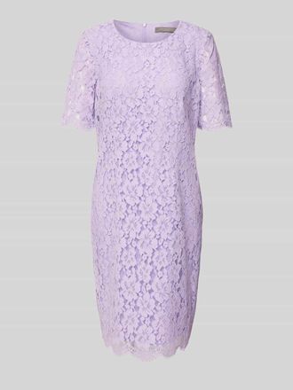 Christian Berg Knielanges Kleid mit Ausbrenner-Effekt