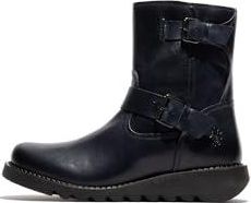 FLY London Femme SORF321FLY Fashion Boot, Bleu Marine, 39 EU