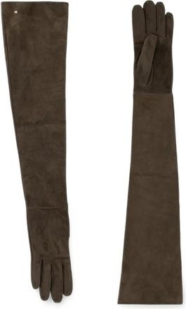 Max Mara Max Mara Gloves Dark Brown