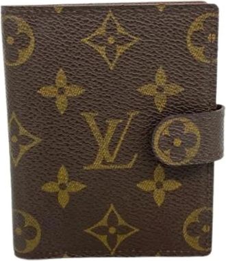 Louis Vuitton unisex, Pre-owned, Brun, Taille: ONE Size Portefeuille en toile Pre-owned
