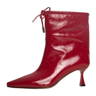 Cesare Gaspari Bottines &agrave; talon aiguille &agrave; bout pointu - Femme - Chaussures - Rouge - Taille: 40 EU