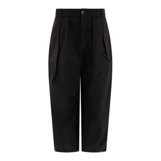 SOEUR Soeur, Femme, Pantalons, Noir, Taille: 38 FR Pantalon Noir en Coton Style &Eacute;cologique