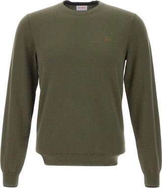 Sun 68 pull à logo brodé - Vert