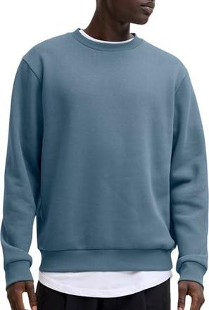 Jack & Jones Jjebradley Sweat Crew Noos Homme Jjebradley Sweat Crew Noos, Blue Mirage., XL