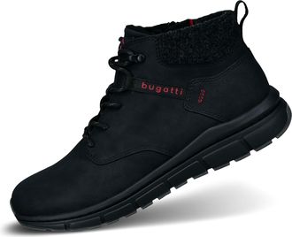 Bugatti Herren-331-AOS50-5000-1000-Stiefel Warmfutter,schwarz,43