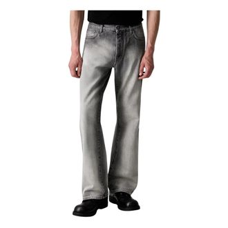 Off-white Jeans mit diagonalen Stickereien- schmaler- entspannter Schnitt - - Jeans - Herren - Grau - W33