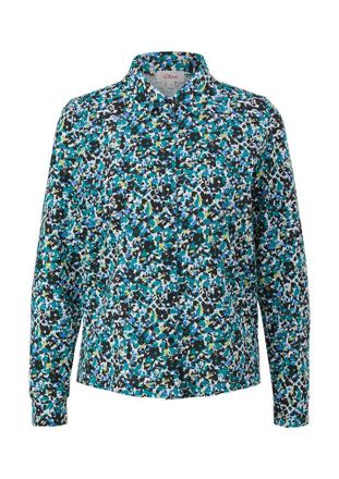 s.Oliver Langarmbluse Bluse Hemdbluse aus Jersey