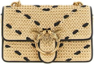Pinko Pinko, Femme, Sacs, Beige, Taille: ONE Size Love One Mini