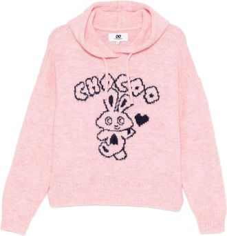 Chocoolate hoodie à imprimé graphique - Rose