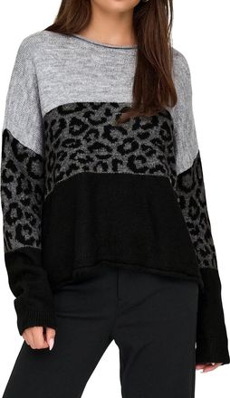 Only ONLJADE Animal LS O-Neck NOOS KNT