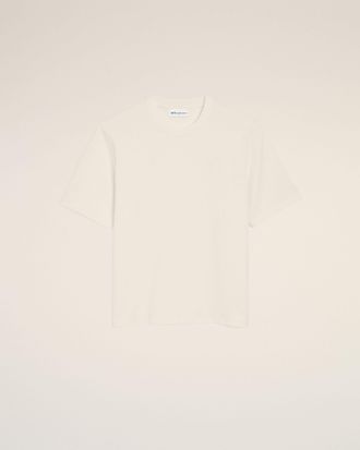 Ami T-shirt Blanc Ami De Coeur Emboss&eacute; en Coton Blanc - XXXL - Unisex