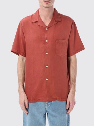 Portuguese Flannel Chemise Homme couleur Terre