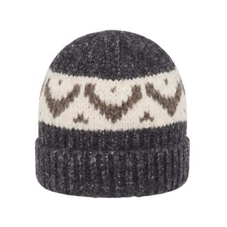 PESERICO Beanie aus Alpaka-- Woll- und Baumwollgarn - - Accessories - Herren - Grau - L
