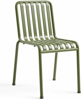 HAY [GEBRAUCHT] B-Ware Hay Palissade Stuhl Esszimmerstuhl Gartenstuhl Balkonstuhl Designstuhl Olivgr&uuml;n