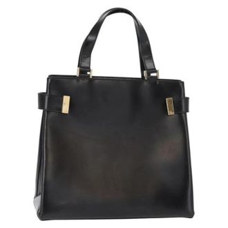 Gucci Pre-owned Vintage Lederhandtasche - - Pre-owned - Damen - Schwarzk - ONE SIZE