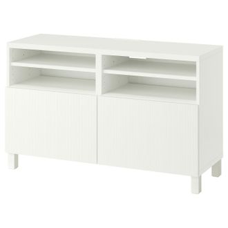 IKEA BEST&Aring; TV-Bank mit T&uuml;ren