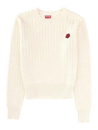 Kenzo Pull Col Rond - Rose Clair